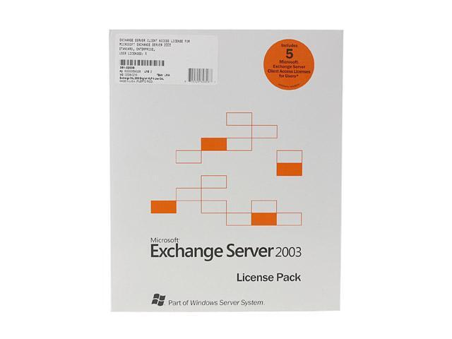 Microsoft Exchange Server 2003 - 5 CAL - Newegg.com