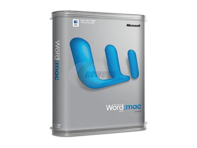 Microsoft Word 2004 MAC - Newegg.com