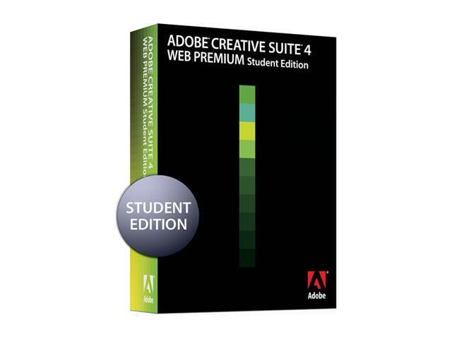 Adobe CS4 Web Premium Win Students Version - Newegg.com
