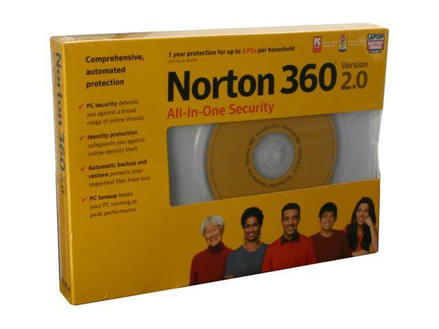 Symantec Norton 360 2.0 CD - Newegg.com