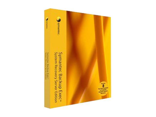Symantec Backup Exec System Recovery Server Edition 8.0 - Newegg.com