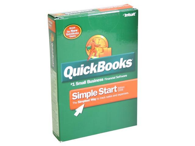 Intuit QuickBooks Simple Start 2006 - Newegg.com