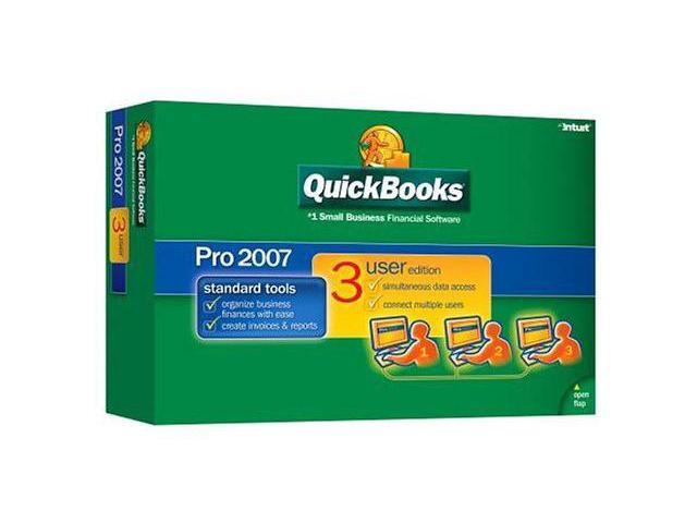 Intuit QuickBooks Pro 2007 3 user - Newegg.com