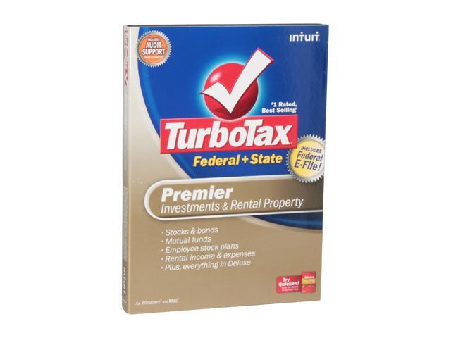 TurboTax Premier Federal + State + eFile 2008 - Newegg.com