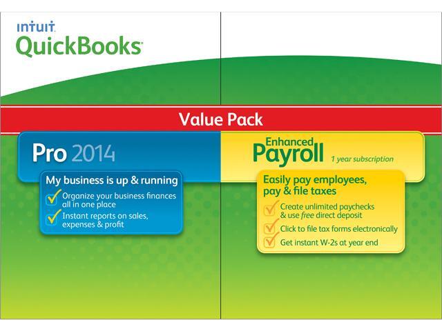Intuit QuickBooks Pro w/ Enhanced Payroll 2014 - Download - Newegg.com