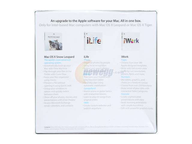 APPLE Mac Box Set with Snow Leopard - Family Pack - Newegg.com