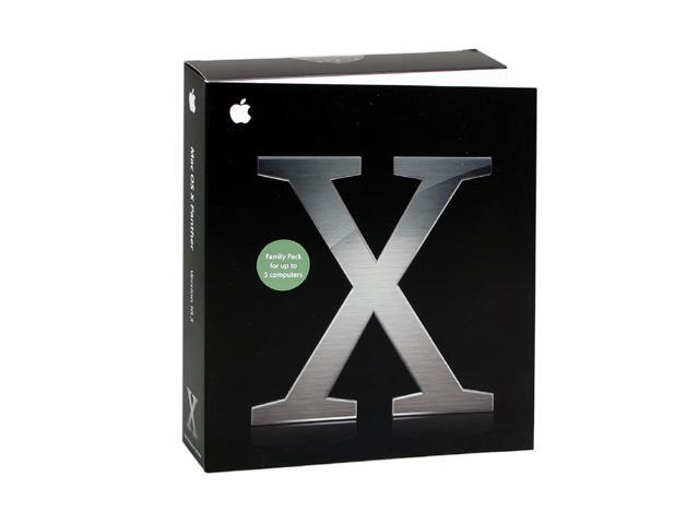 APPLE Mac OS X Panther Family Pack V10.3 w/5 Users - Newegg.com