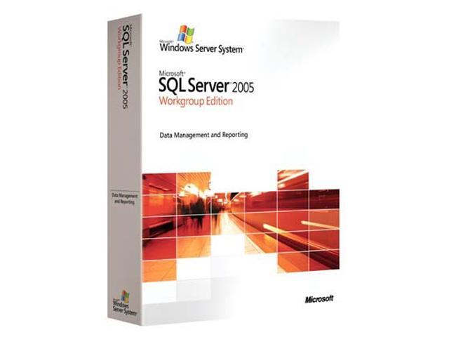 Microsoft SQL Server 2005 Workgroup Edition with 1-Processor License ...