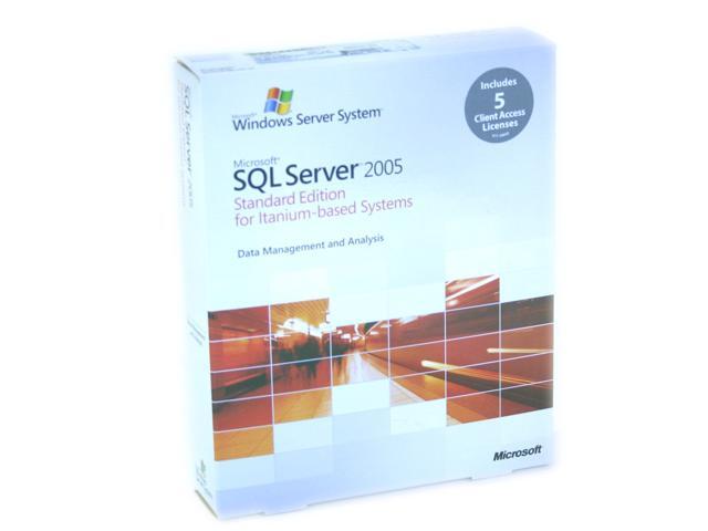 Microsoft SQL Server 2005 Standard Edition IA64 5 Client - Newegg.com