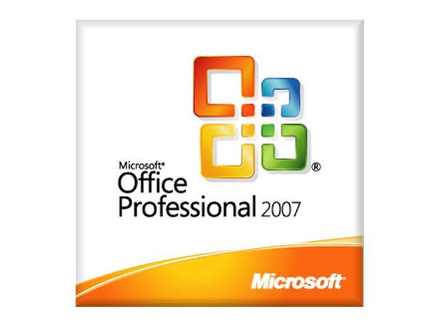 Microsoft 269-11618 Office Professional 2007 Win32 English 1PK DSP OEI ...