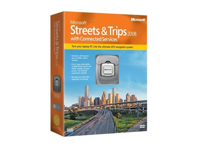 Microsoft Streets & Trips 2008 with Connected Services - Newegg.com
