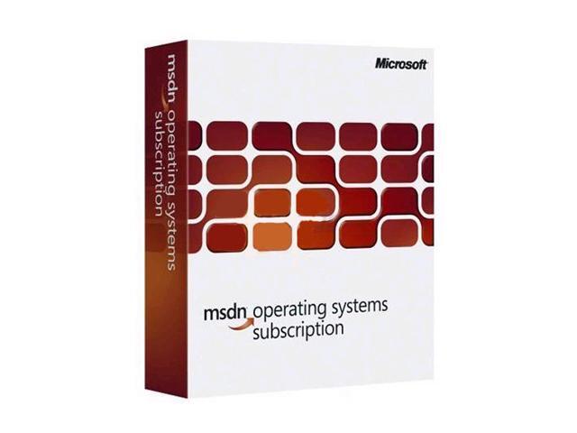 Microsoft MSDN Operating Systems 2008 Subscription Package (Renewal ...