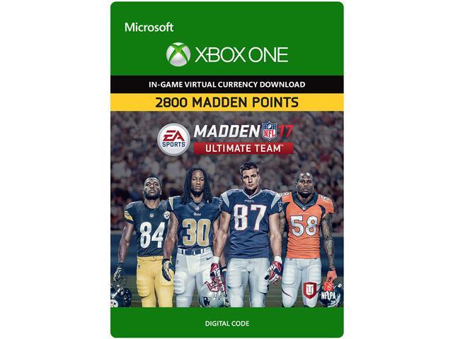 Madden NFL 17: MUT 2800 Madden Points Pack Xbox One [Digital Code ...