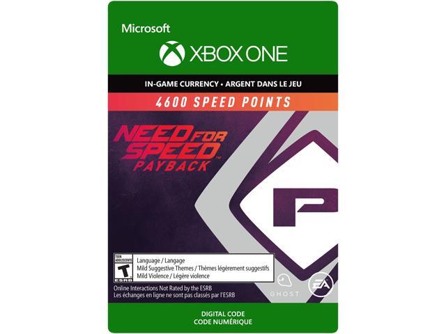 Need for Speed: Payback 4600 Speed Points Xbox One [Digital Code ...