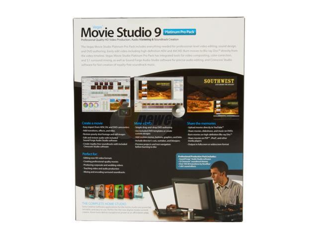 SONY Vegas Movie Studio Platinum 9 Pro Pack - Newegg.com