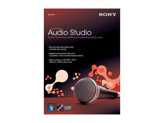 SONY Sound Forge Audio Studio 10 - Newegg.com