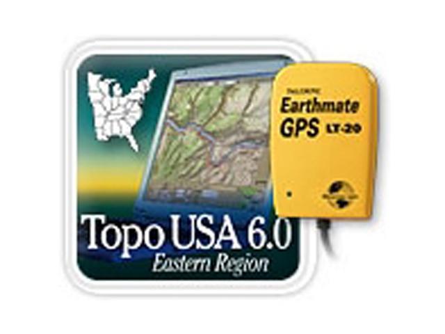 DeLorme Earthmate GPS LT-20 & Topo USA 6.0 East Region BUNDLE - Newegg.com