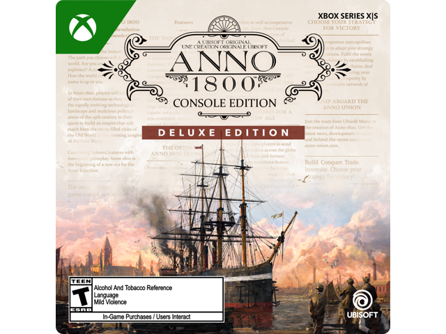 Anno 1800 Console Edition - Deluxe Xbox Series X|S [Digital Code ...