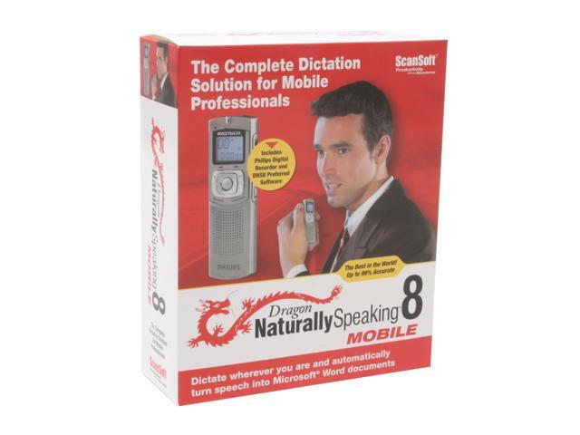 NUANCE Dragon NaturallySpeaking 8 Mobile with Digital Voice Recorder ...