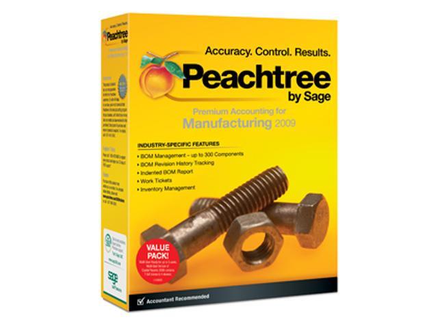 Sage Peachtree Premium Accounting for Manufacturing 2009 Multi-User ...