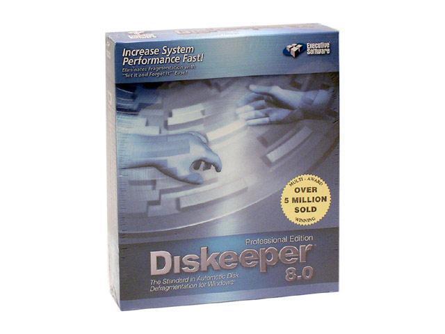 Executive Software Diskeeper 8.0 Professional Edition 1 user with CD ...