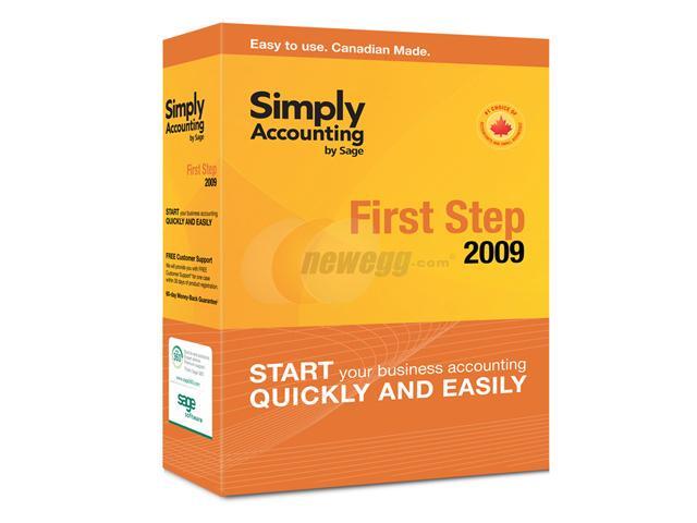 Sage Simply Accounting First Step 2009 English/French - Newegg.ca
