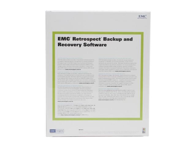 EMC Retrospect 7.5 Single Server - Newegg.com