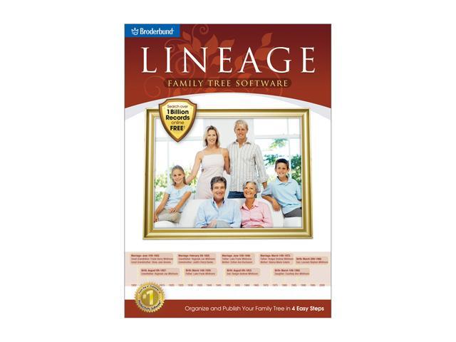 Encore Software Lineage Family Tree Software Small Box - Newegg.com