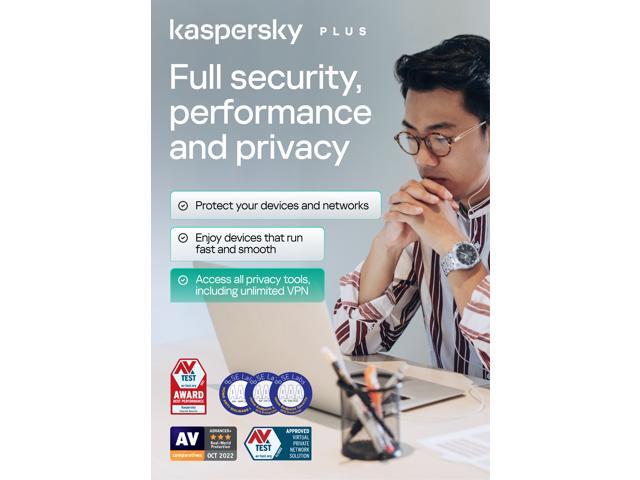 Kaspersky Plus 3 User - 1 Year Subscription [Digital Code] - Newegg.ca