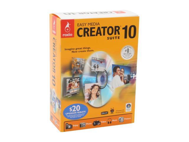 Roxio Easy Media Creator 10 Suite - Mini Box - Newegg.com