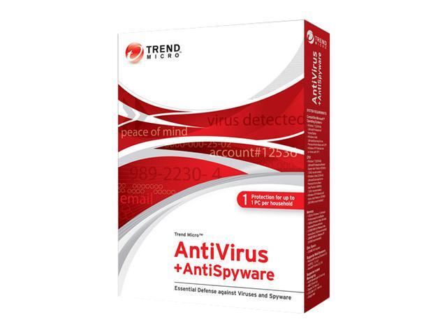 TREND MICRO Anti Virus + Anti Spyware 2010 - Newegg.com