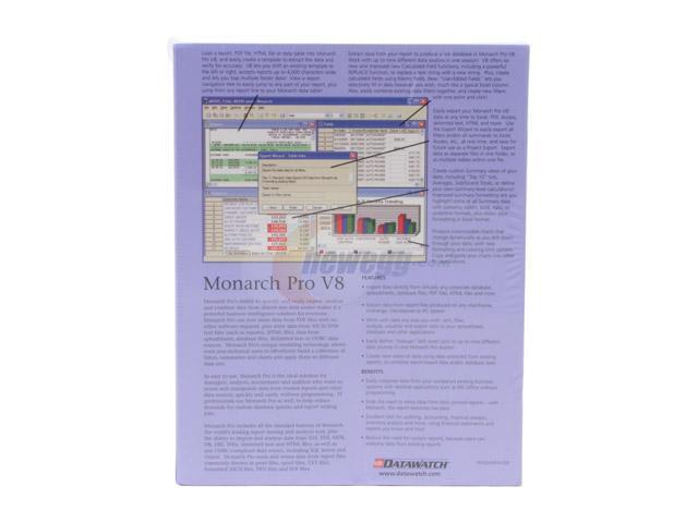 DATAWATCH Monarch Pro V8 Upgrade from Std V7 Single User - Newegg.com