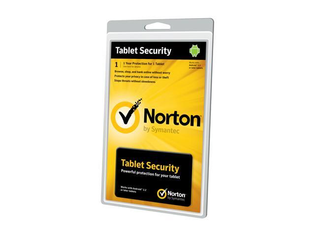 Symantec Norton Tablet Security 2.0 1 User - Newegg.com