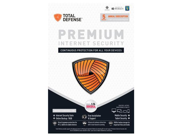 Total Defense Premium Internet Security 5 Devices - Download - Newegg.com