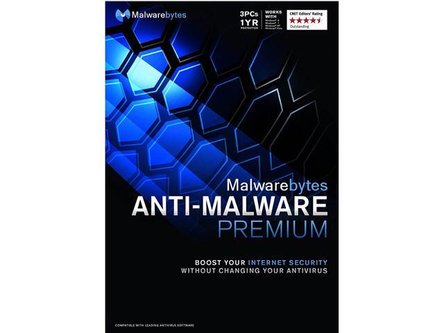 Malwarebytes Anti-Malware Premium - 3 PCs / 1 Year - Newegg.com