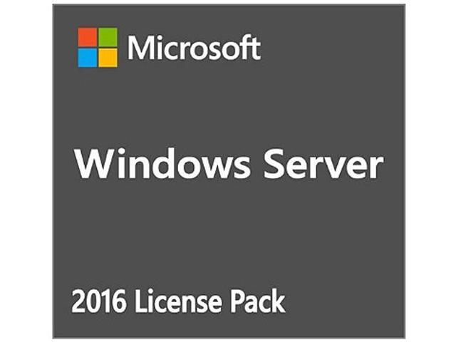 Microsoft Windows Server 2016 Standard 64-bit with 5 User CALs Box Pack ...
