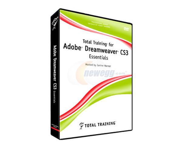 TOTAL TRAINING for Adobe Dreamweaver CS3: Essentials - Newegg.com