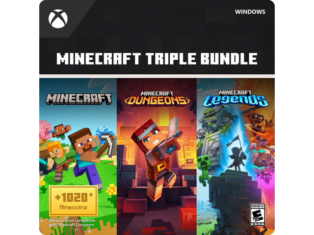 Minecraft Triple Bundle (Minecraft Java & Bedrock Edition, Minecraft ...