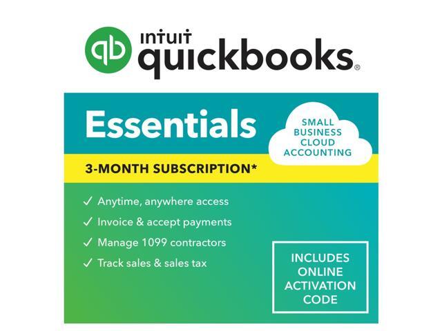 QuickBooks Essentials - 3 Users / 3 Month [Digital Delivery] - Newegg.com