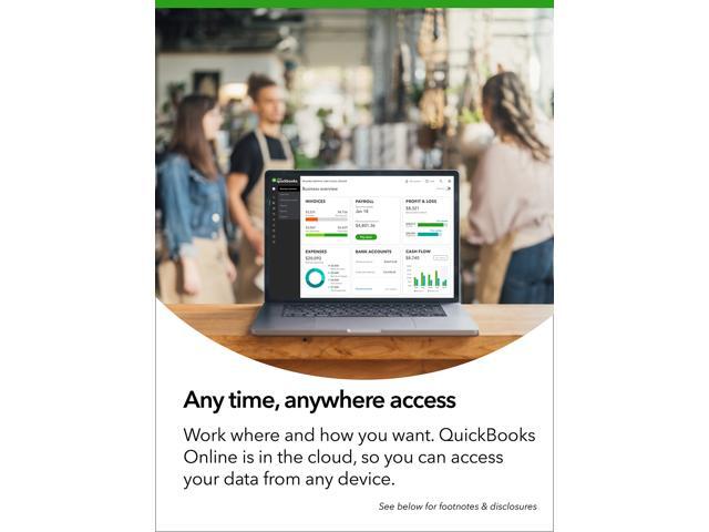 QuickBooks Online Essentials 2024, 12 Month Subscription, 3 User ...