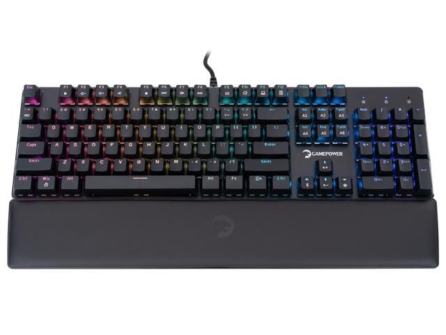 GAMEPOWER Ogre RGB Mechanical Gaming Keyboard, 104 Full Anti Ghosting ...