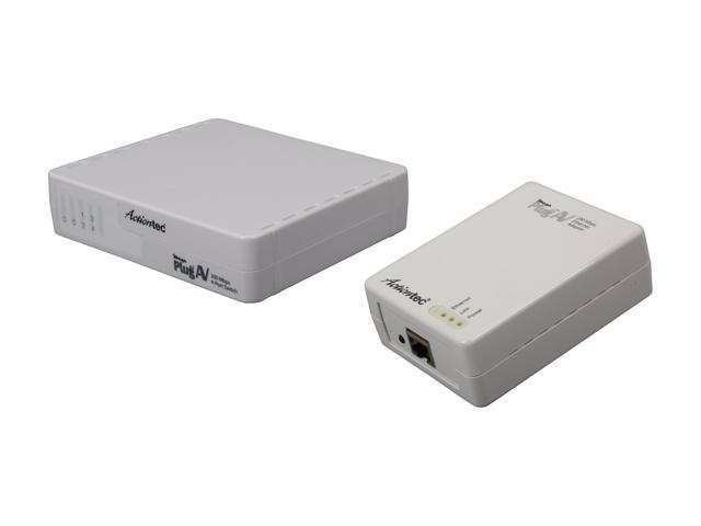 Actiontec HLE20043-01KP Powerline Ethernet Kit - Newegg.com