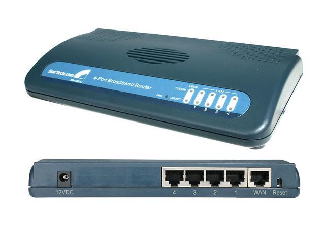 StarTech BR4100DC 10/100Mbps 4 Port Cable/DSL Broadband Router - Newegg.com