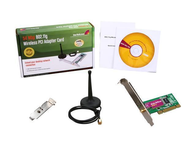 StarTech.com PCI555WG PCI Wireless Adapter Card with Separate Antenna ...