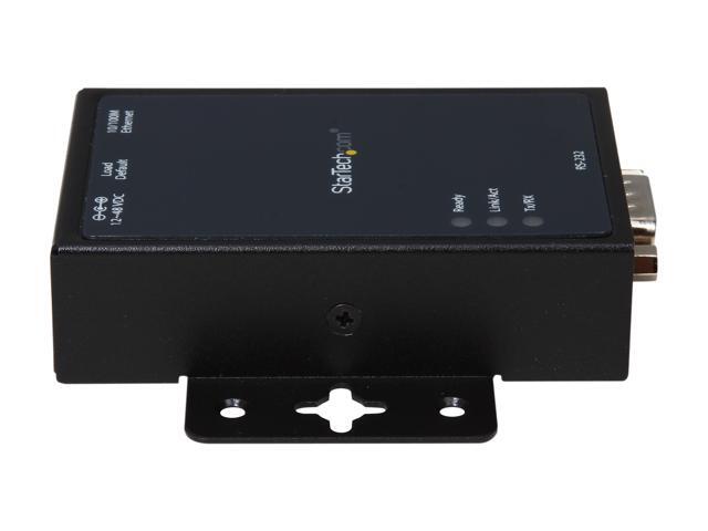 StarTech.com NETRS2321P 1 Port RS232 Serial to IP Ethernet Converter / Device Server - Aluminum ...