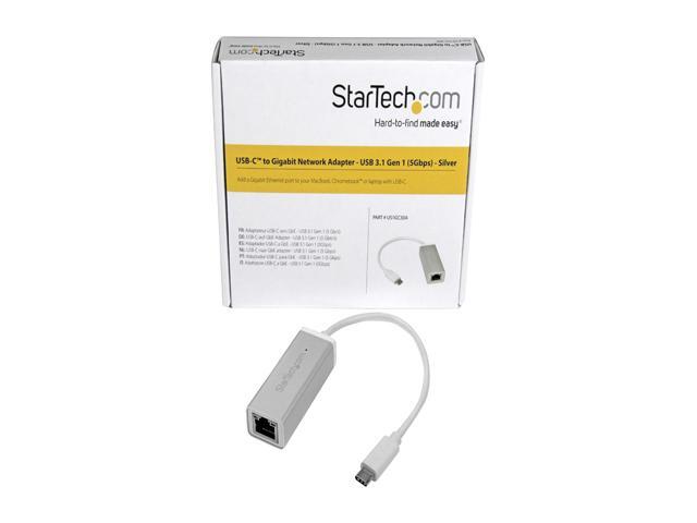 StarTech US1GC30A USB-C to Gigabit Ethernet Adapter - Aluminum ...