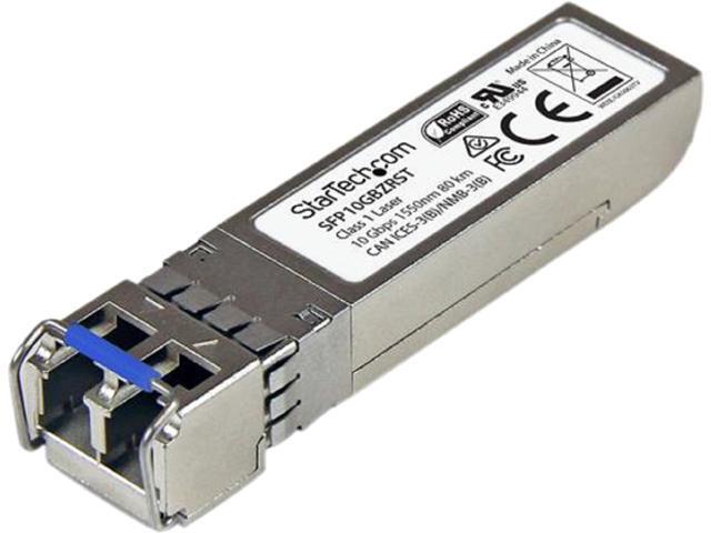 StarTech.com SFP10GBZRST 10GBASE-ZR SFP+ Transceiver Module - 10 Gbps - 80 km - MSA Compliant ...
