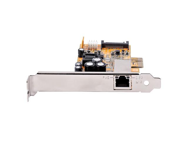 StarTech.com 1 Port 2.5Gbps PoE Network Card, PCIe Ethernet Card w/RJ45, 30W 802.3at PoE NIC for ...