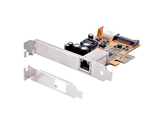 StarTech.com 1 Port 2.5Gbps PoE Network Card, PCIe Ethernet Card w/RJ45 ...