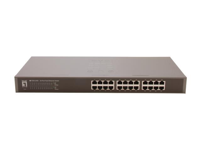 LevelOne FSW-2450 Rackmount Switch - Newegg.com